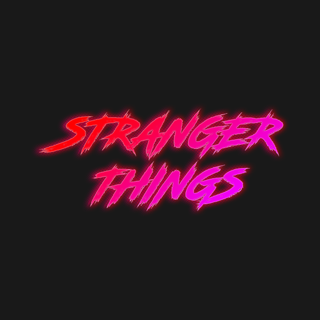 Stranger Things - Retro Neon - Stranger Things - Crewneck Sweatshirt ...