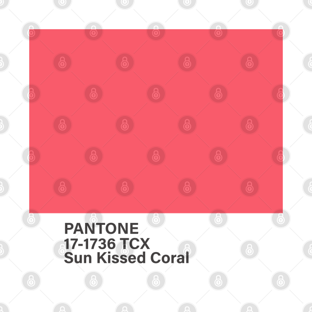 pantone 17-1736 TCX Sun Kissed Coral - Pantone 17 1736 Tcx Sun Kissed ...