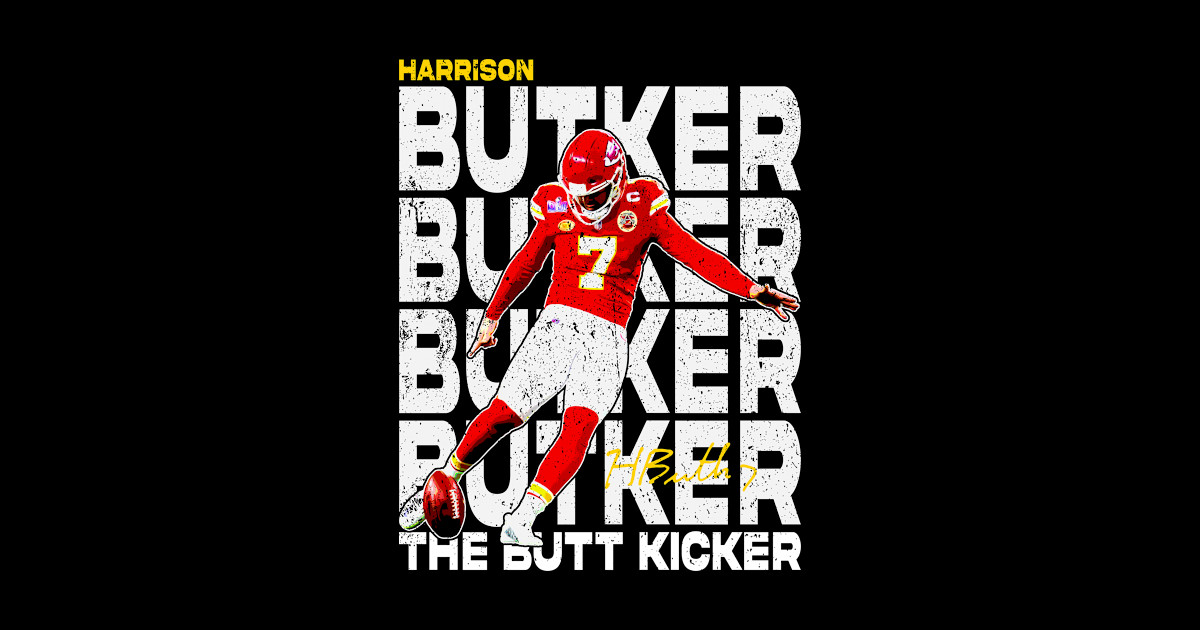 Harrison Butker Kicker - Harrison Butker - Sticker | TeePublic
