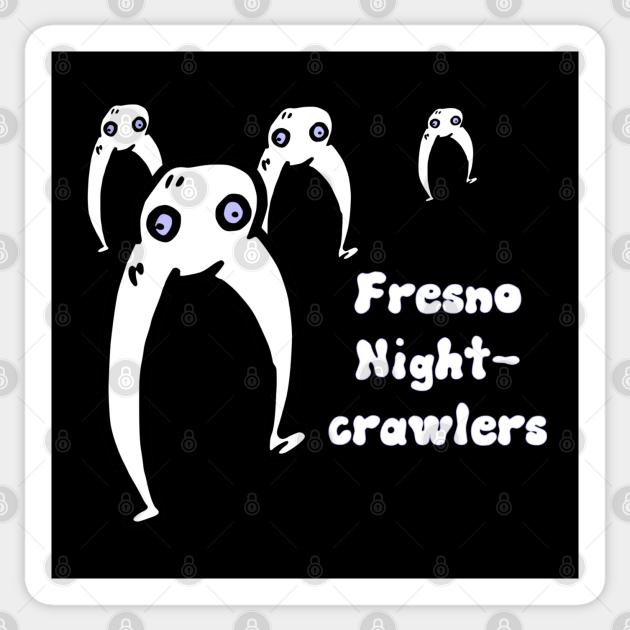 Fresno Nightcrawlers - Nightcrawler - Sticker | TeePublic