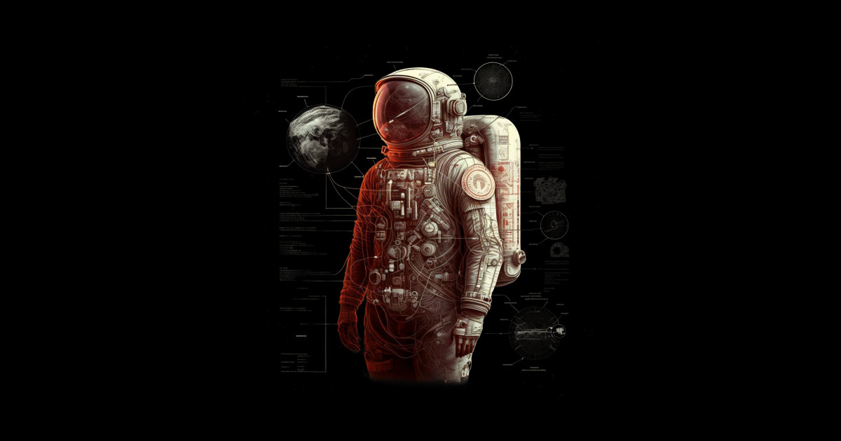 The Space Adventurer: A High-Tech Hero in the Cosmos - Space - Posters ...