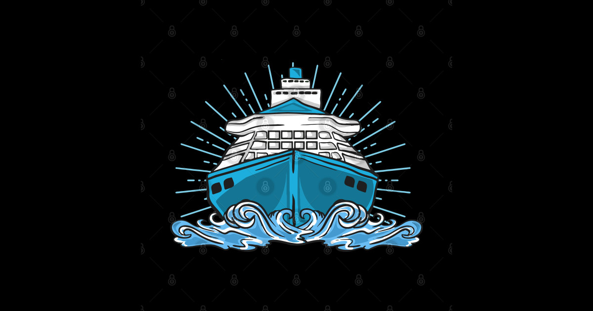 Cruise Cruising Ship Vacation Boat Trip Ocean - Cruise Ship - Sticker ...