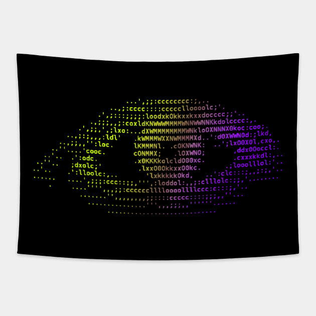 The Talos Principle VII - ASCII Eye III - Videogame - Tapestry | TeePublic