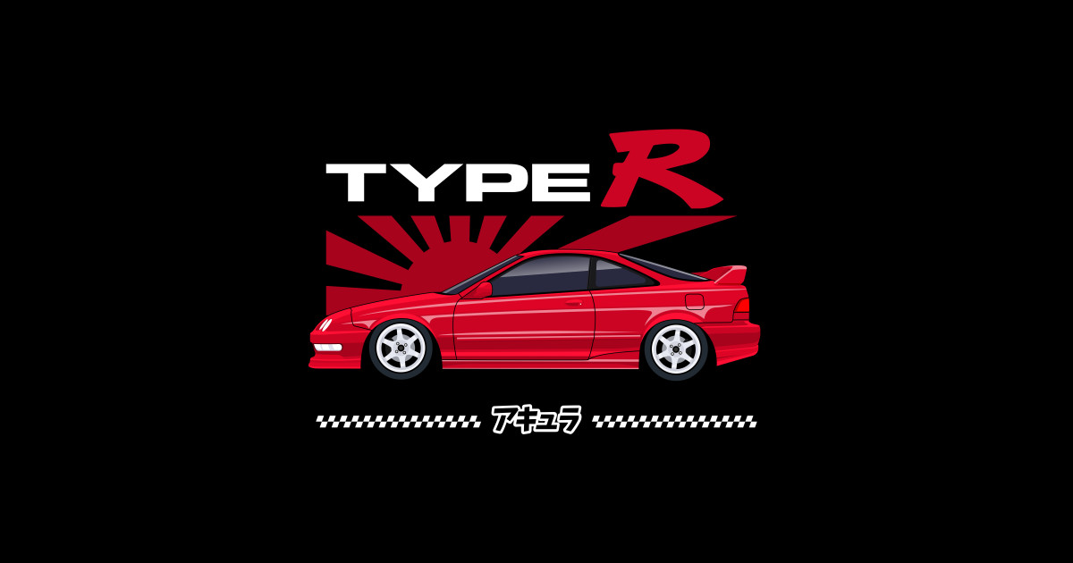 Integra Type R JDM Style - Integra Type R - Sticker | TeePublic
