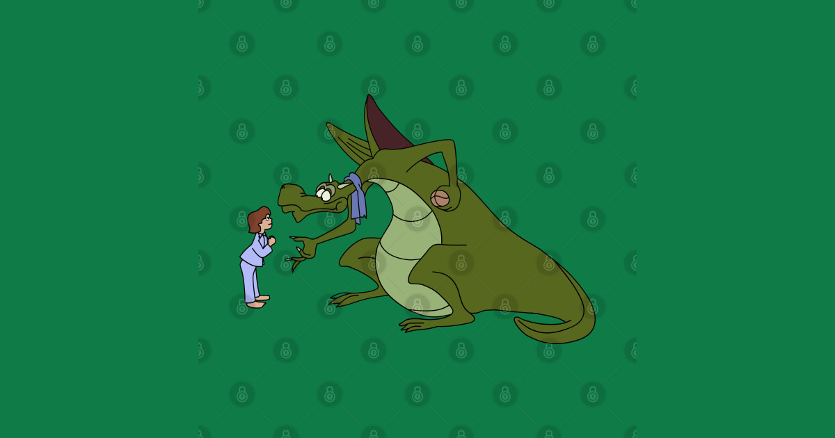 The Railway Dragon 80’s Cartoon - Railway Dragon - T-Shirt | TeePublic