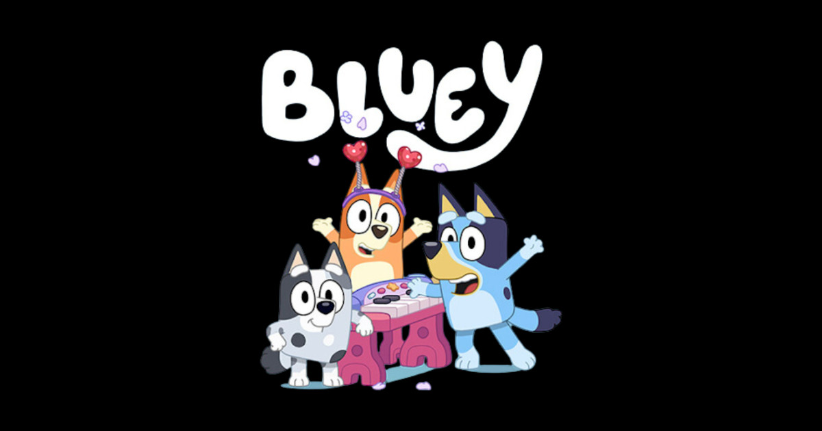 Bluey Horsey Ride - Bluey - Sticker | TeePublic