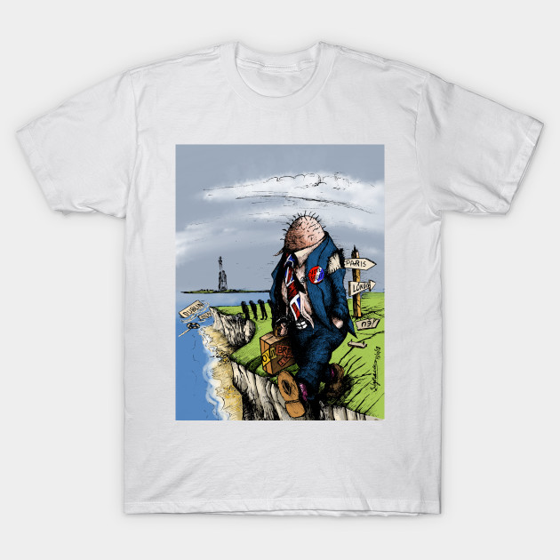 Brexit Cliffhanger - Brexit - T-Shirt | TeePublic