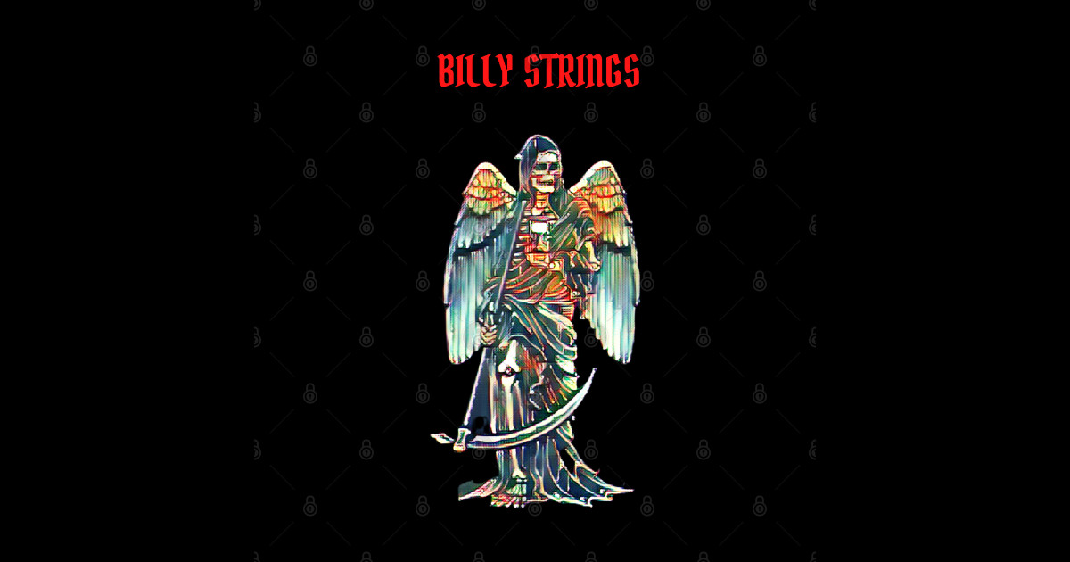 Devil Angel Billy Strings - Rock - Sticker | TeePublic