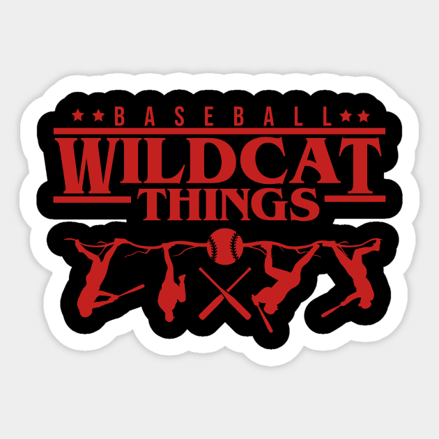 Wildcats - Baseball - Sticker | TeePublic