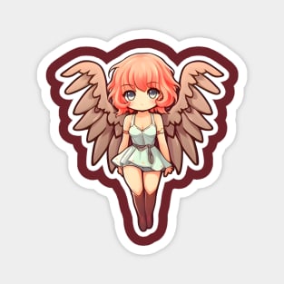 Chibi Harpy Anime Girl Magnets for Sale | TeePublic