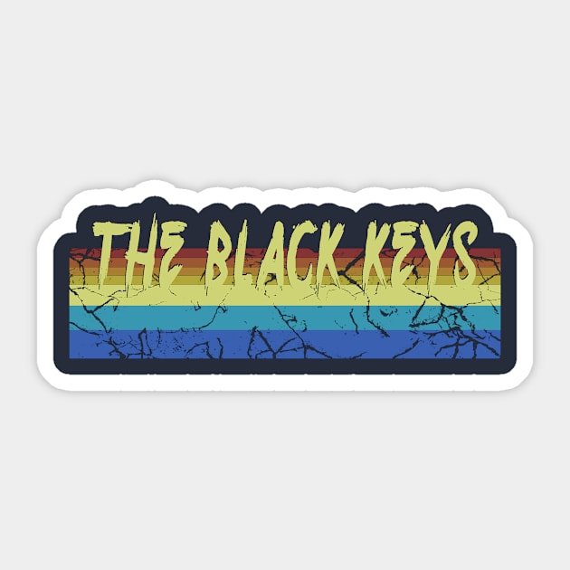 line vintage - the black keys - The Black Keys - Sticker | TeePublic