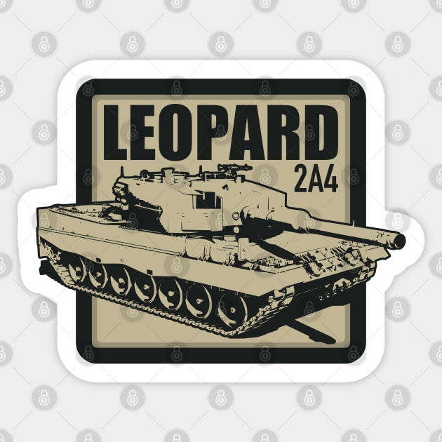 Leopard 2A4 Tank - West German Tank - Sticker | TeePublic