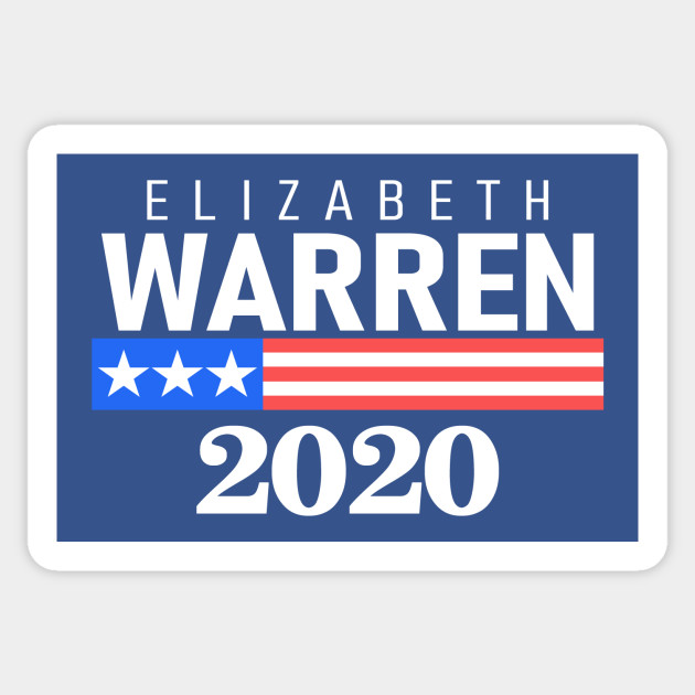 Elizabeth Warren 2020 - Elizabeth Warren 2020 - Sticker | TeePublic