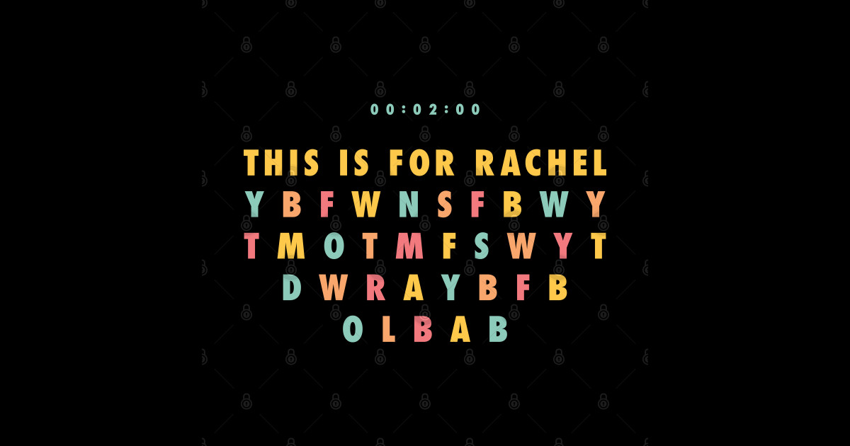 This Is For Rachel TikTok Meme - This Is For Rachel - Sticker | TeePublic
