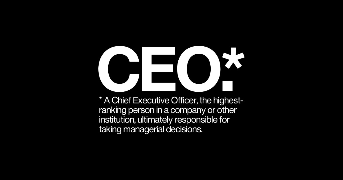 CEO Definition - Ceo - T-Shirt | TeePublic