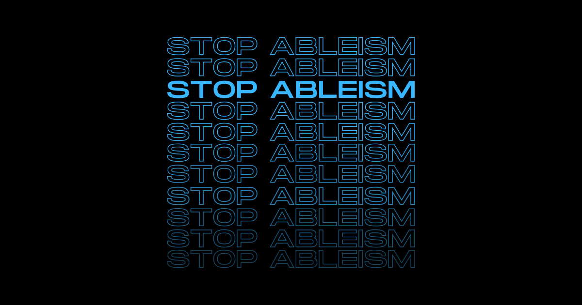 Stop Ableism Support Autistics Autistic Pride - Autism - Sticker ...
