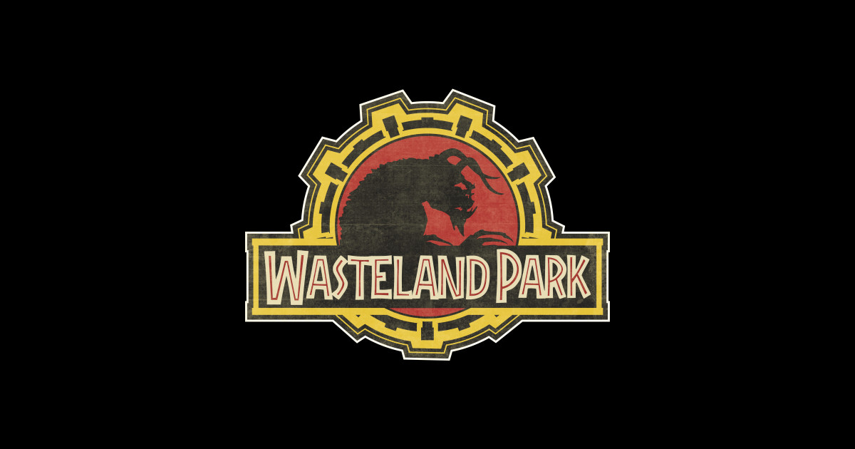 Wasteland Park - Post Apocalyptic - Sticker | TeePublic