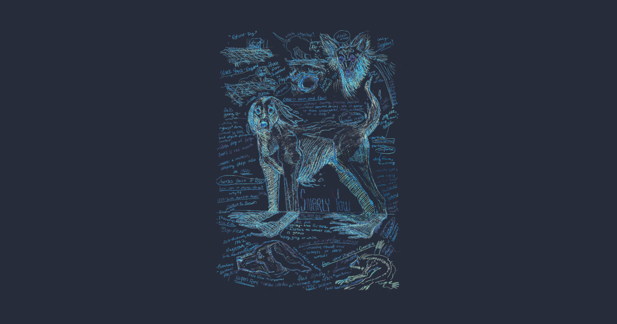 Snarly Yow - Ghost Dog - Paranormal - Hoodie | TeePublic