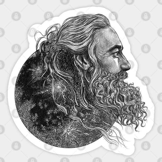 Dark Side of the Ed (OFMD fanart) - Ofmd Fanart - Sticker | TeePublic