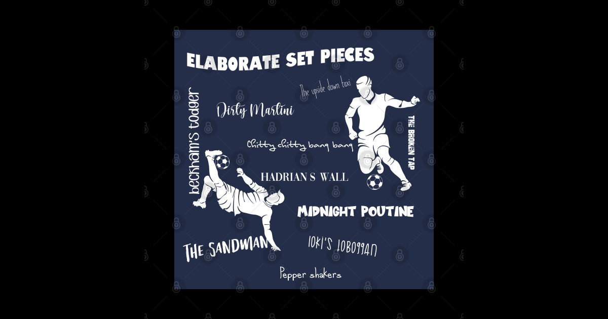 Trick Plays and Elaborate set pieces - Ted - Sticker | TeePublic