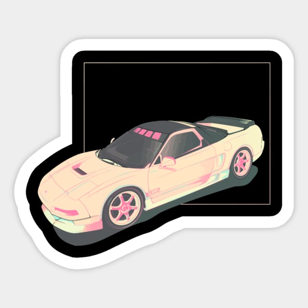 Honda Acura NSX Pink Aesthetic Sports Car - Honda Acura Nsx Pink ...