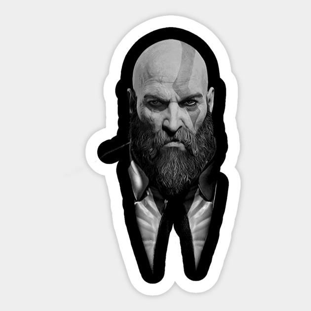 Kratos - God Of War - Sticker | TeePublic