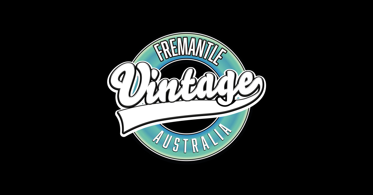 Fremantle australia vintage style logo - Fremantle Australia Vintage ...