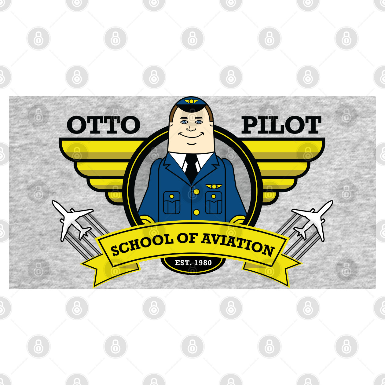 Otto Pilot School of Aviation - Movies - Baseball T-Shirt | TeePublic