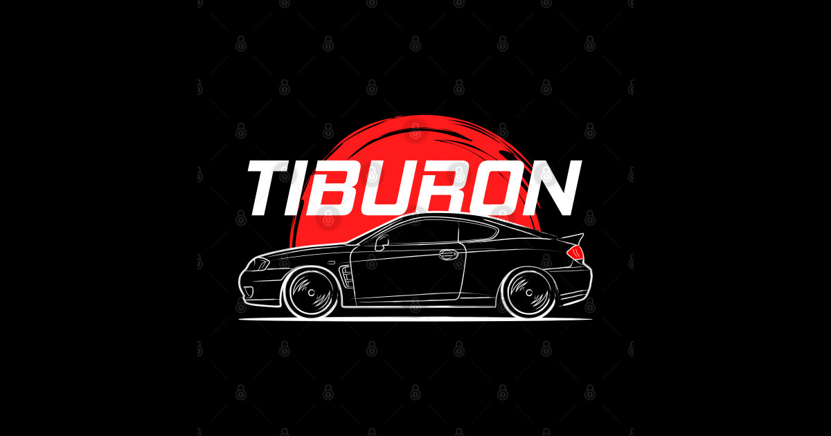 The Racing Tiburon Coupe KDM - Tiburon Coupe - Sticker | TeePublic