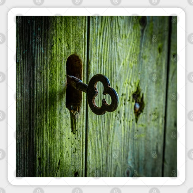 Lock and Key - Key - Sticker | TeePublic