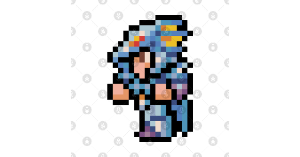 Final Fantasy IV - Kain Sprite 16 Bit - Final Fantasy - T-Shirt | TeePublic