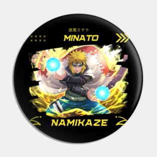Minato Namikaze Anime Design Pins and Buttons for Sale | TeePublic