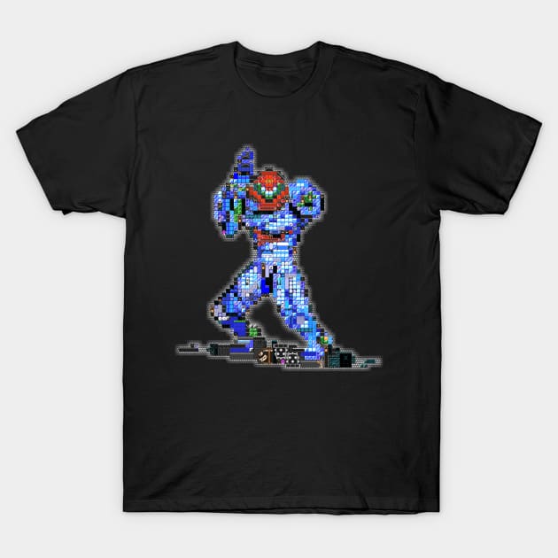 Metroid Dread Pixel Art - Pixel Art - T-Shirt | TeePublic