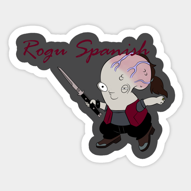 Rogu Spanish - Ricky Spanish - Sticker | TeePublic