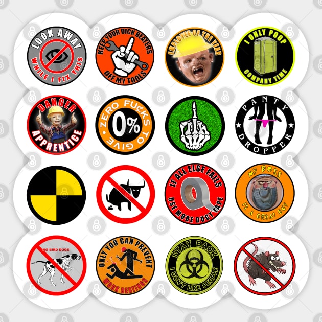 hard hat sticker sheet - Hard Hat Sticker Sheet - Sticker | TeePublic