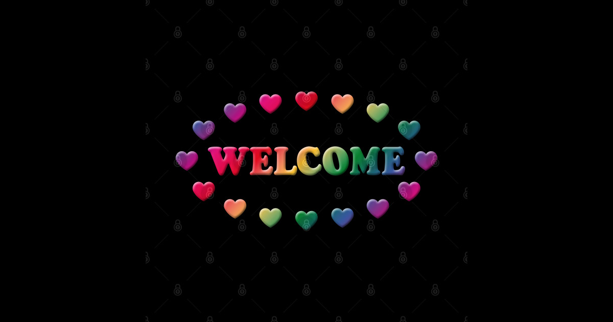 Welcome (Cordially Welcome / Invitation) - Welcome - Sticker | TeePublic