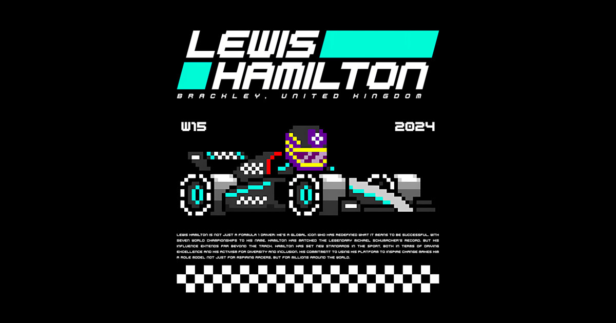 Lewis Hamilton Mercedes Petronas Amg F1 Team - Lewis Hamilton - Sticker ...