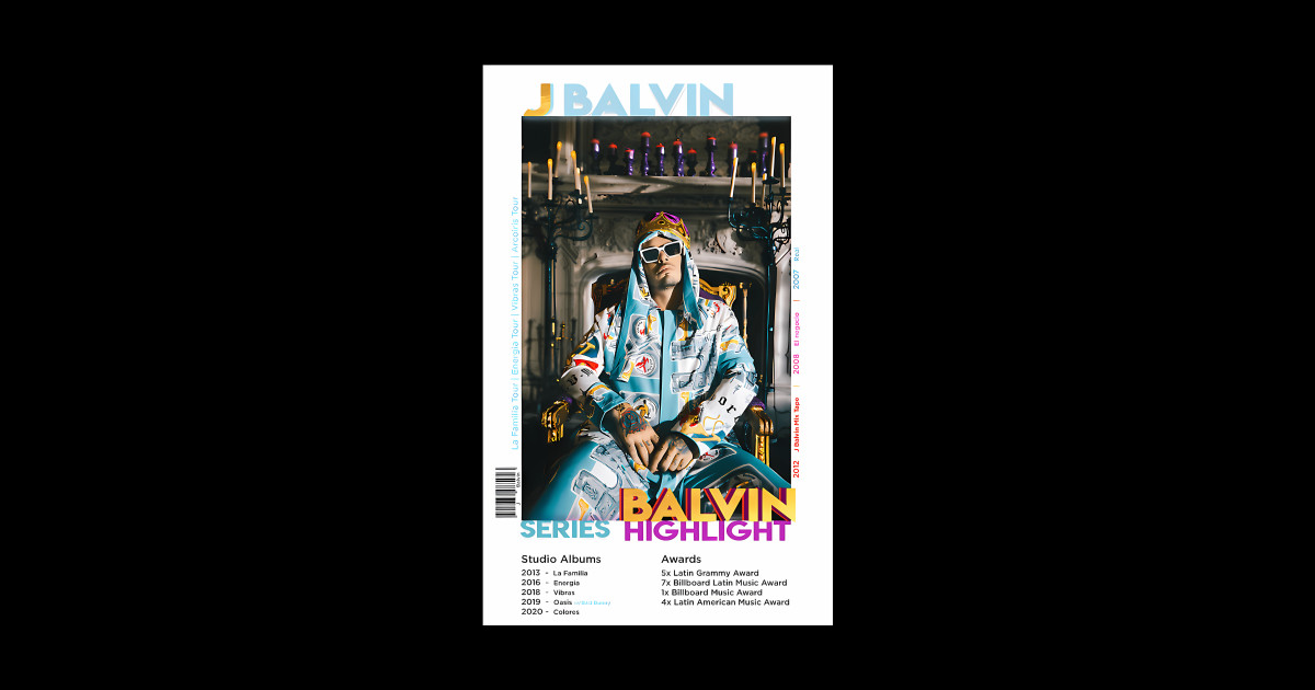 Tour Rapper Band Album Music Balvin Logo Classic - J Rapper Balvin ...
