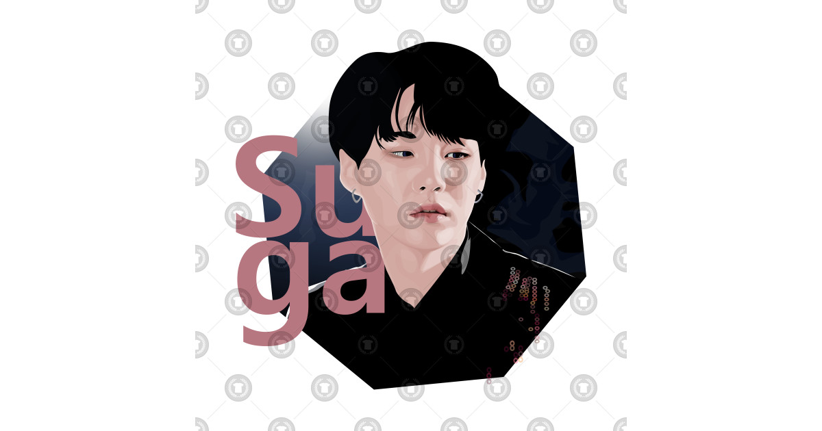 SUGA - Suga Bts - Sticker | TeePublic