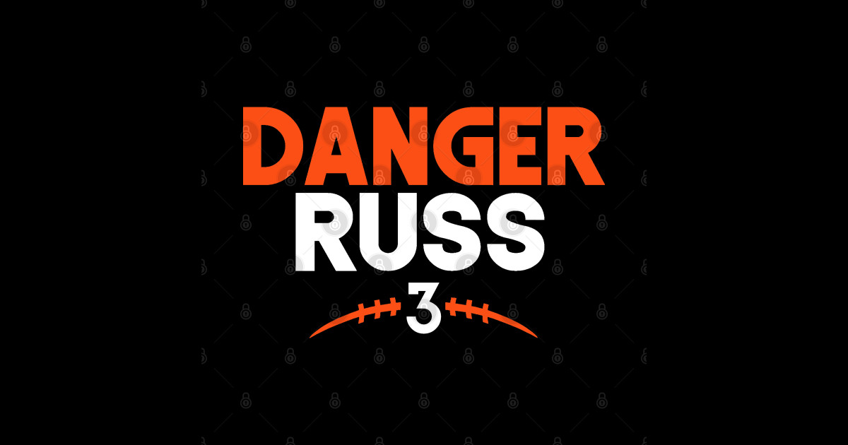 Danger Russ 3, Denver Football - Russell Wilson - T-Shirt | TeePublic
