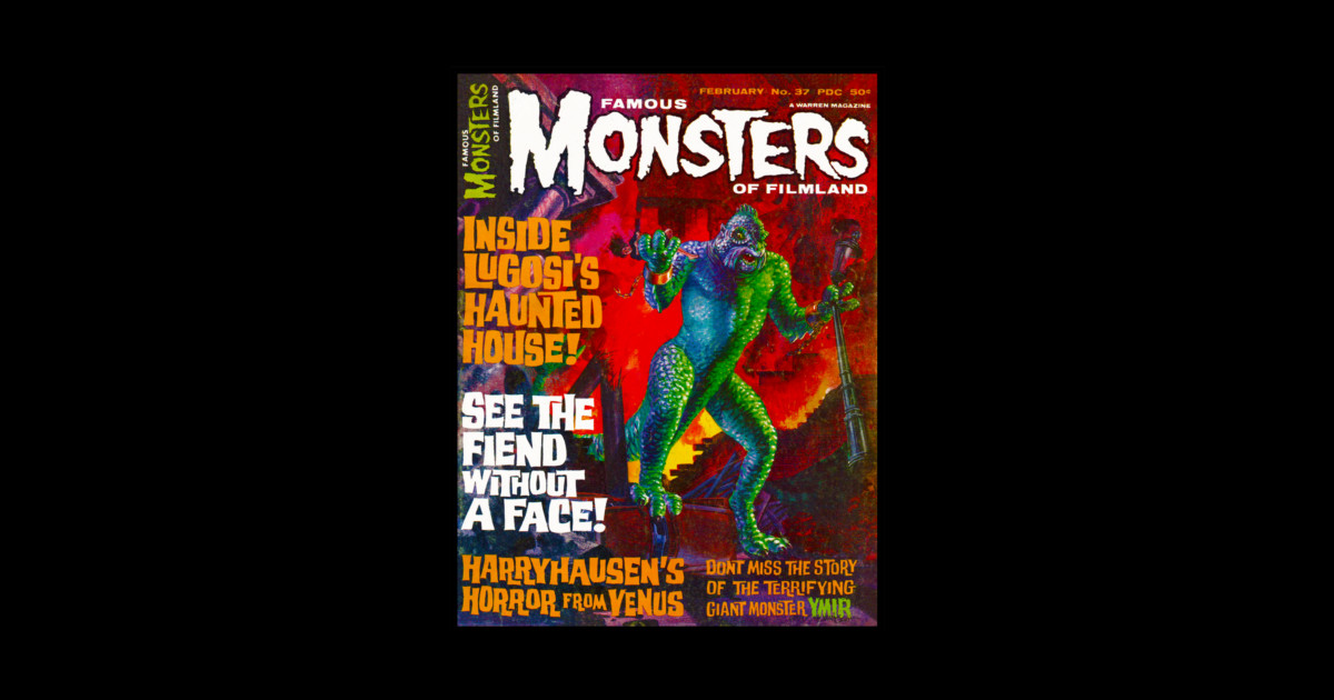 YET ANOTHER GREAT VINTAGE FAMOUS MONSTERS MAGAZINE COVER 37 - Yet ...