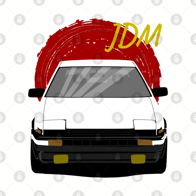 Toyota AE86 Front View: Iconic JDM Drift Car - Jdm - Hat | TeePublic