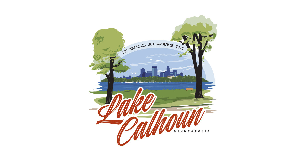Lake Calhoun - Minneapolis - T-Shirt | TeePublic