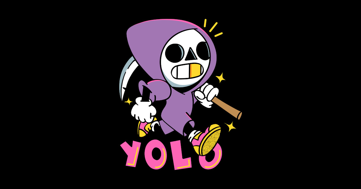 YOLO - Slogan - Sticker | TeePublic