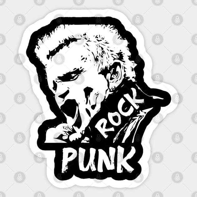 Punk rock icon - Punk Rock - Sticker | TeePublic
