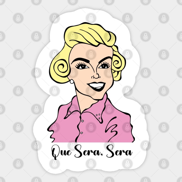 DORIS DAY FAN ART - Doris Day - Sticker | TeePublic