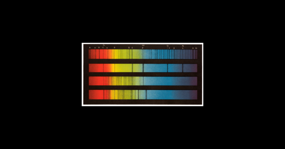 Spectra of the Sun and stars (C035/8555) - Spectra - Sticker | TeePublic