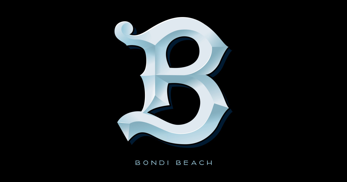 Bondi Beach - Letter B - Sticker | TeePublic