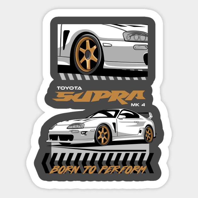 JDM Supra MK4 - Supra Mk4 - Sticker | TeePublic