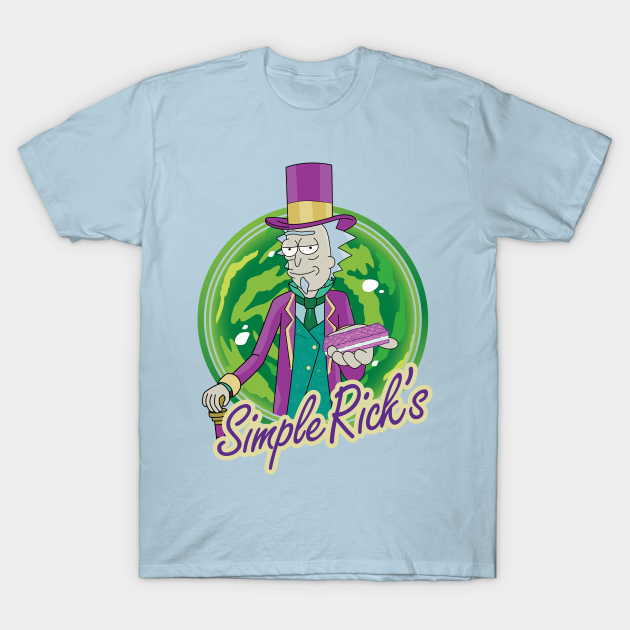 Simple Rick's Waffers - Rick And Morty - T-Shirt | TeePublic